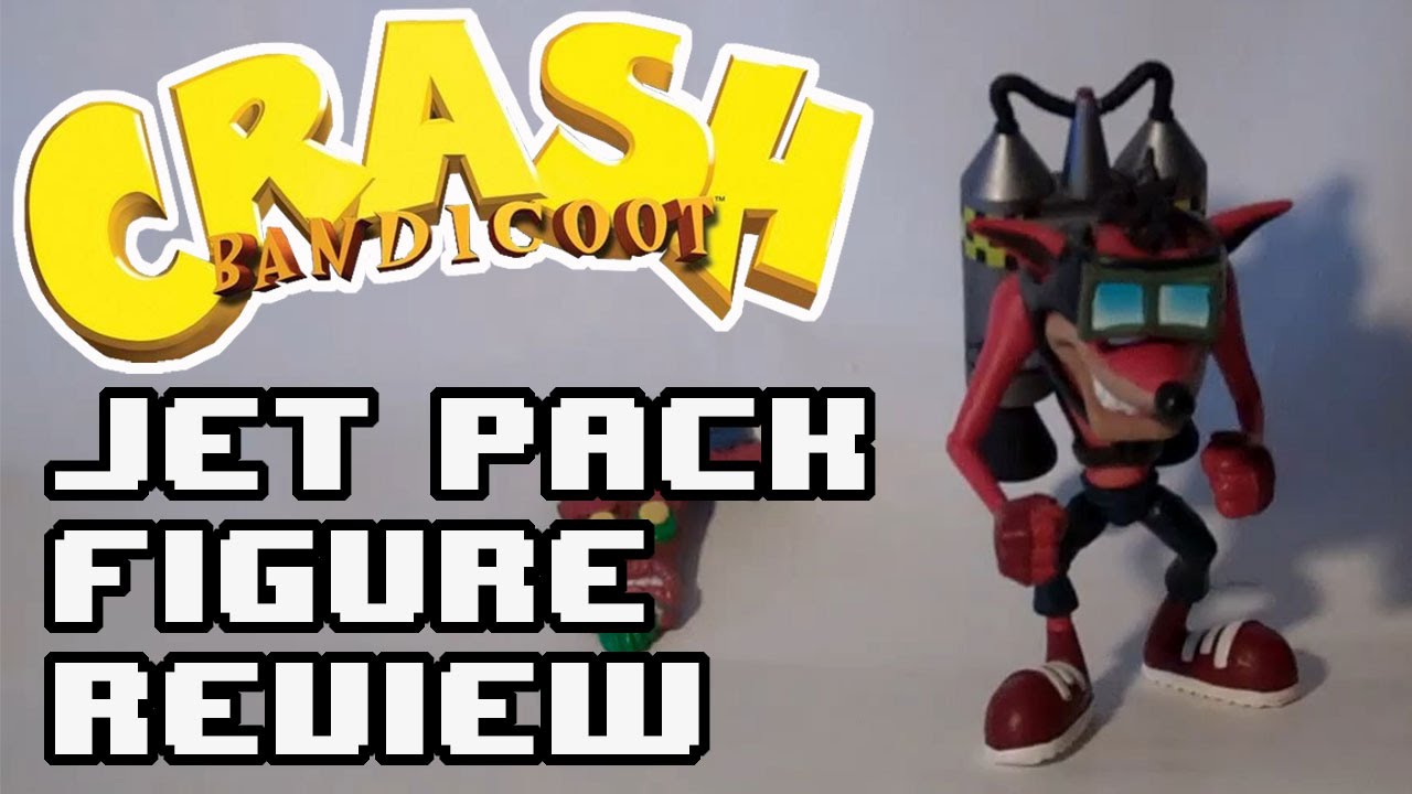 Jet Pack Crash Bandicoot Figure Review - YouTube