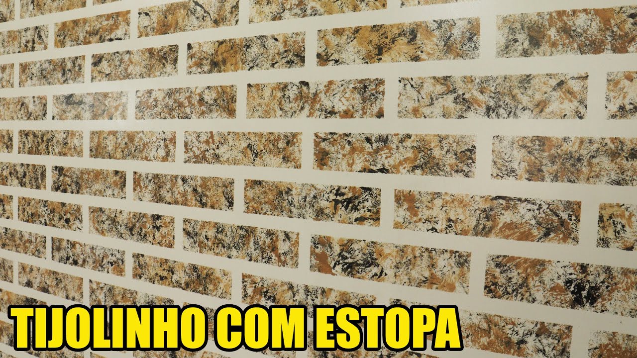 Usando um Pedaço de Estopa Faça Essa Pintura Incrível - YouTube