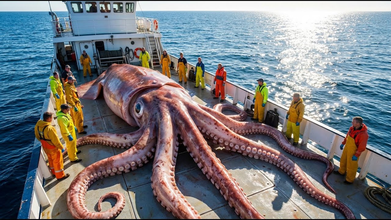The 500KG Deep Sea Nightmare: Giant Octopus Hunt - YouTube