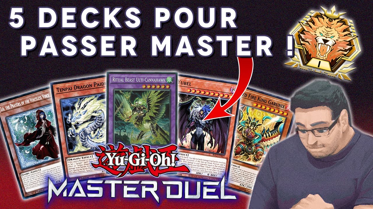 5 Decks pour passer Master sur Yu-Gi-Oh Master Duel en novembre 2024 ...