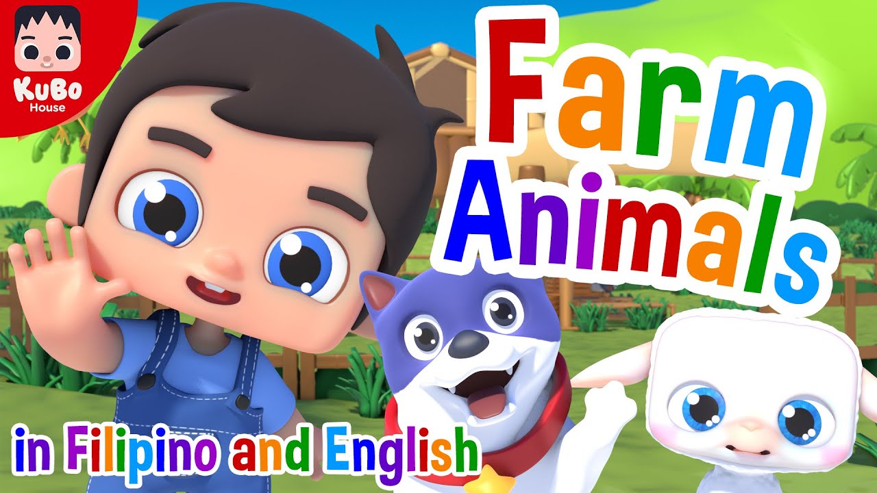 FARM ANIMAL NAMES with Dani | Animal Cards | Farm Animals in English ...