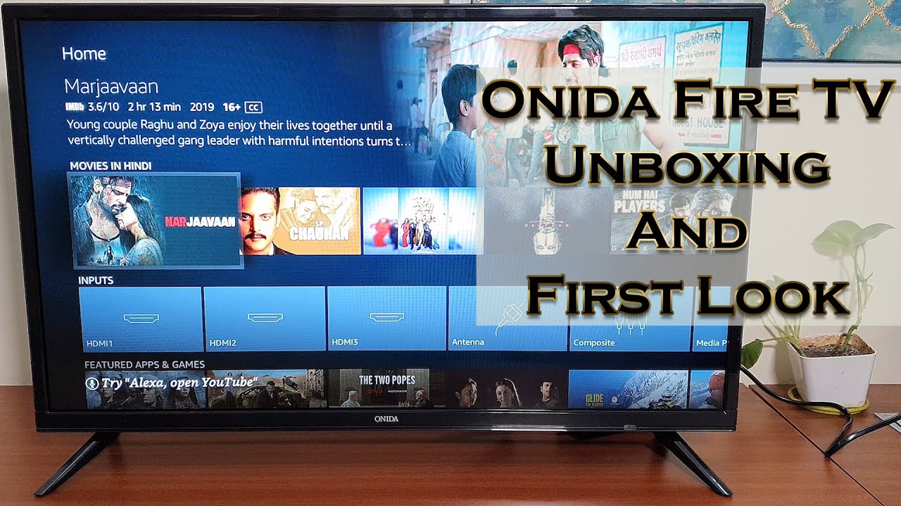 Onida Fire TV Edition Unboxing in detail | First Look | Gadget Bridge ...