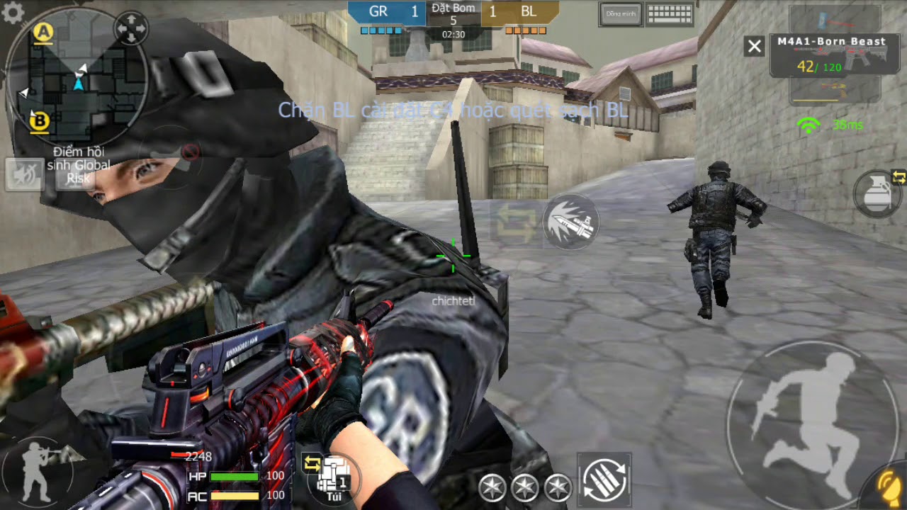 Cf/mobile cf legends leo rank cùng M4A1 born beast - YouTube