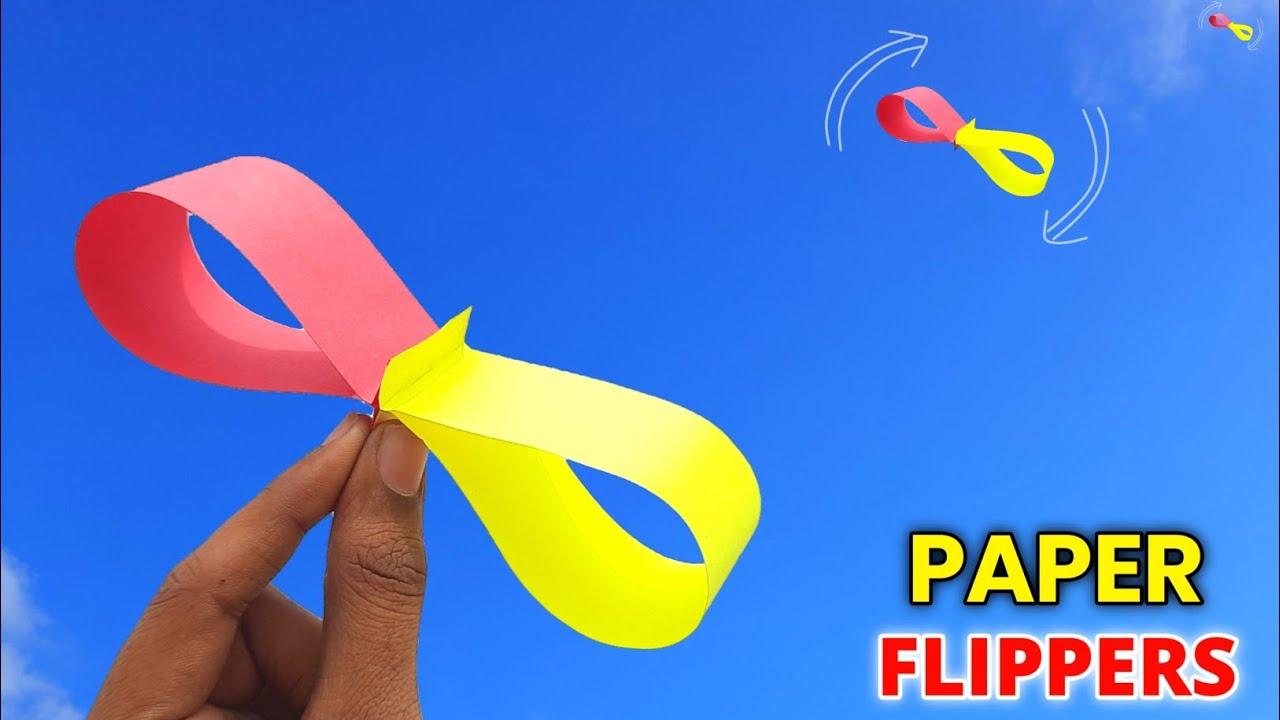 Flying helicopter toy plane , best paper toy , make simple paper flying ...
