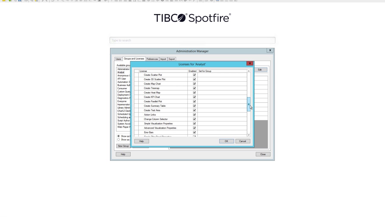 Spotfire Platform License Assignment - YouTube