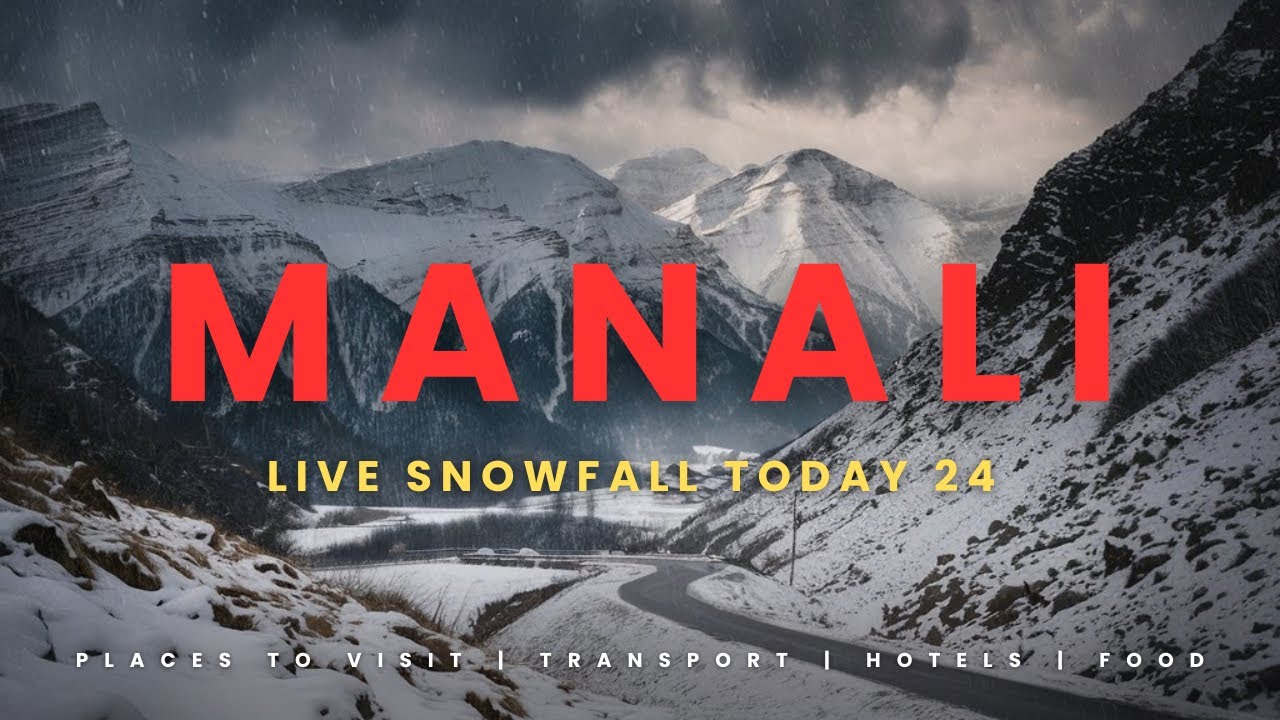Manali Today Live Snowfall Atal Tunnel, Rohtang Pass || Manali Havvy ...