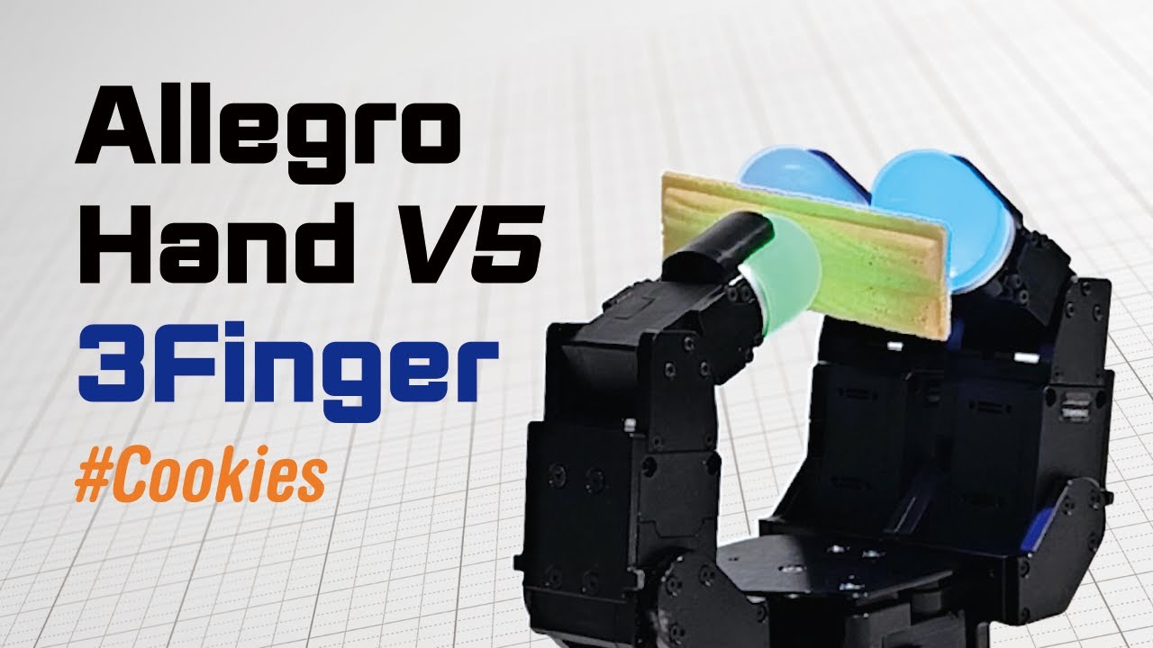 Allegro Hand V5 (3F) | Pick & Place Demonstration - Snack - YouTube