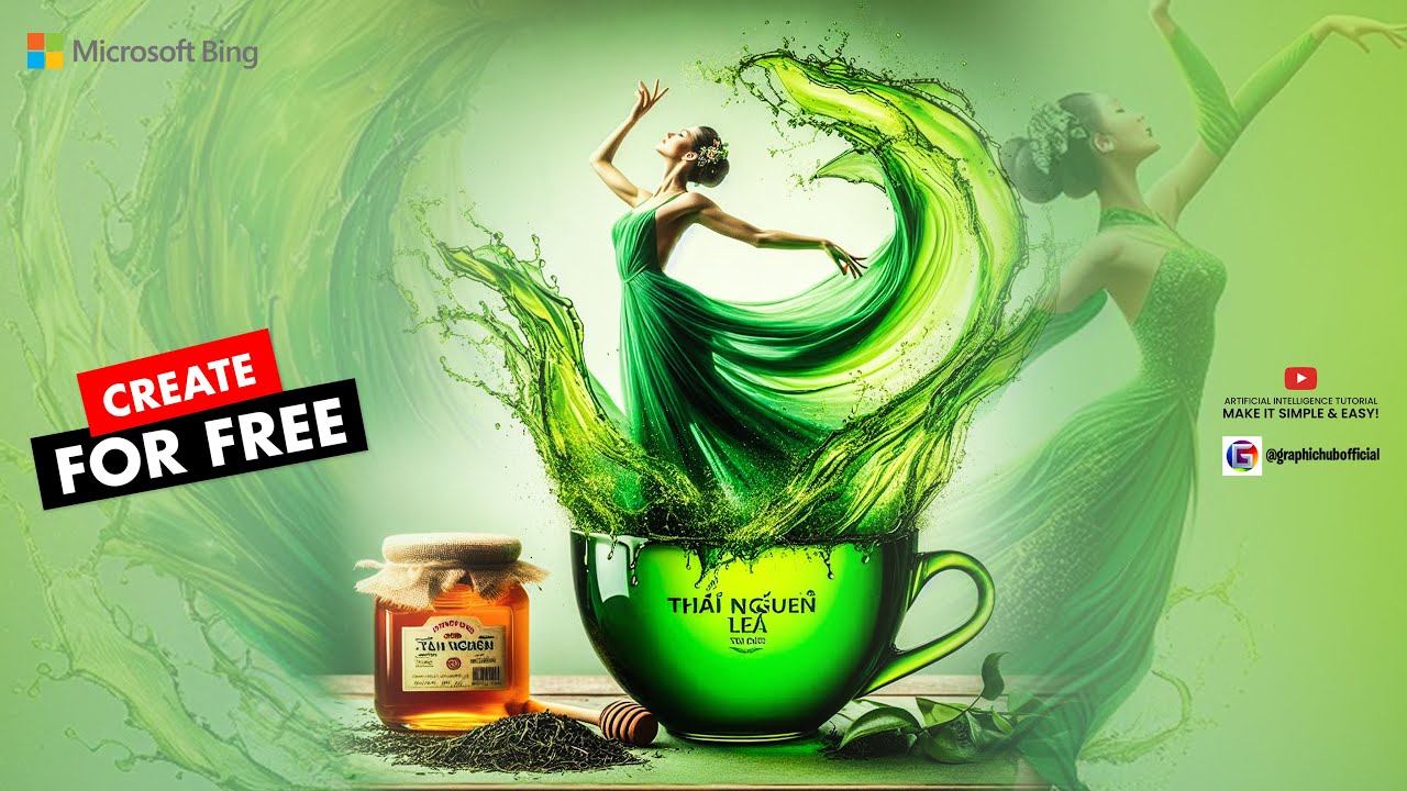 Green Tea Cup - AI Manipulation with Girl - Create For FREE - No ...