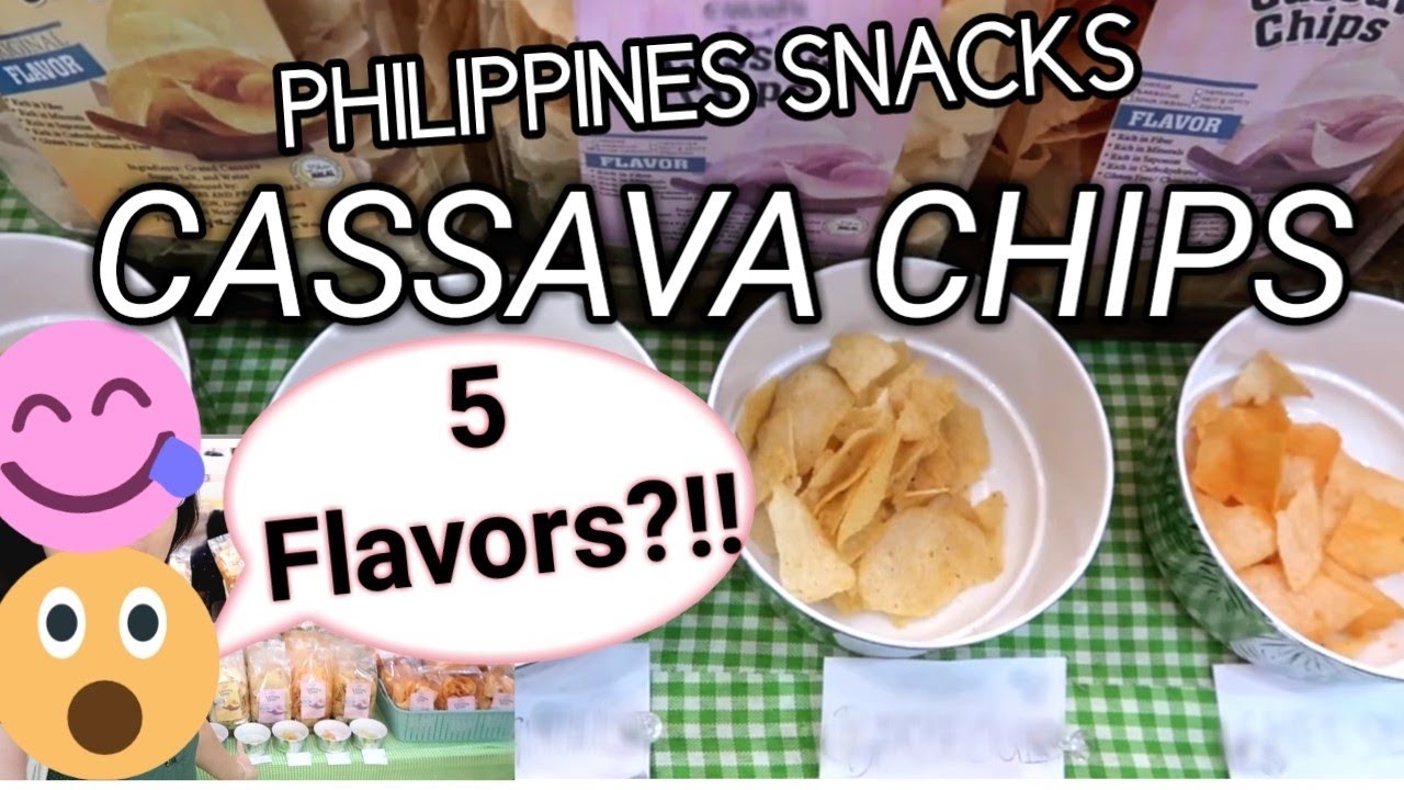 ONE of PHILIPPINES SNACKS • CASSAVA CHIPS in 5 FLAVORS | Tessianti ...