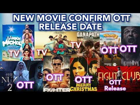 Fighter movie OTT Release Date,Ganpath,Khichdi 2,Yaarian 2,Ankh Micholo ...