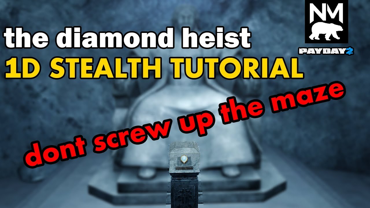 The Diamond Heist Solo Stealth Guide [Payday 2] - YouTube