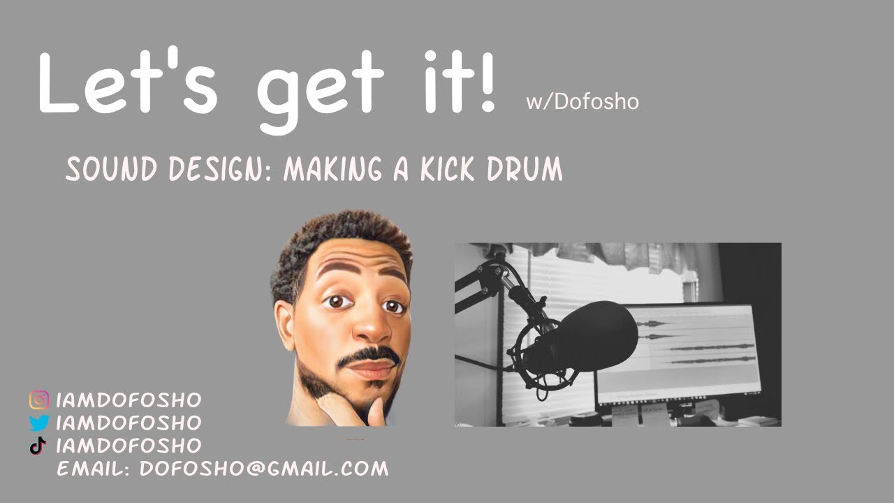 Sound Design: Making a kick drum - YouTube