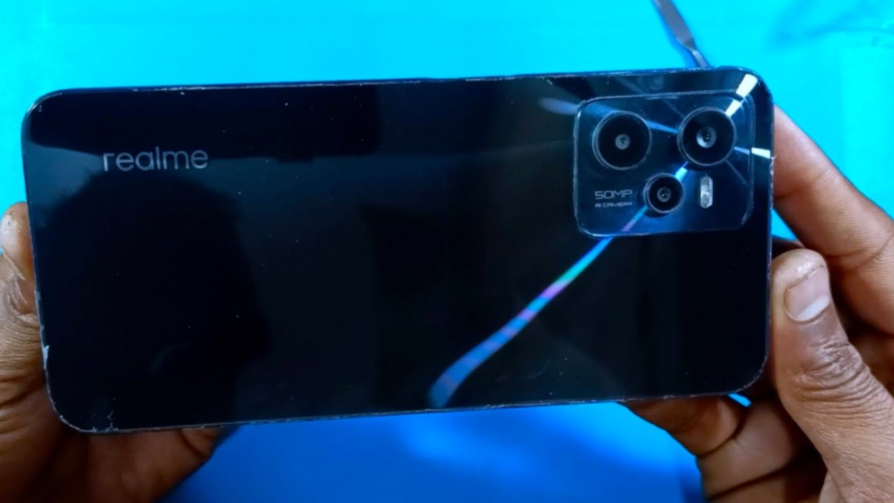 realme c35 back panel open || Realme C35 disassembly #realme - YouTube