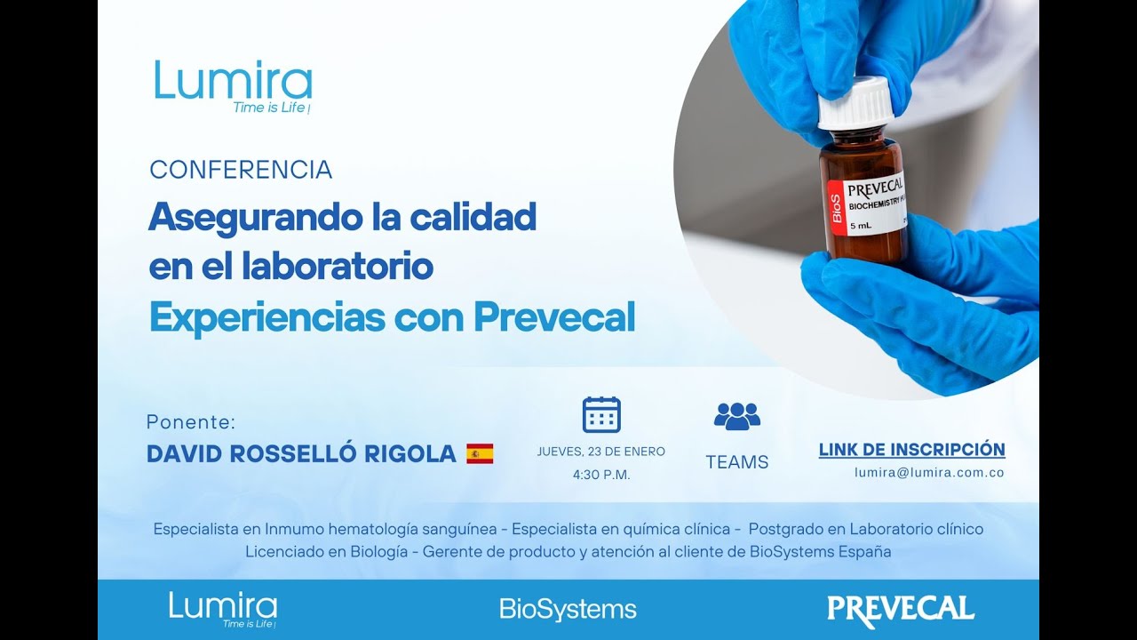 Asegurando la Calidad en el Laboratorio Experiencias con Prevecal ...