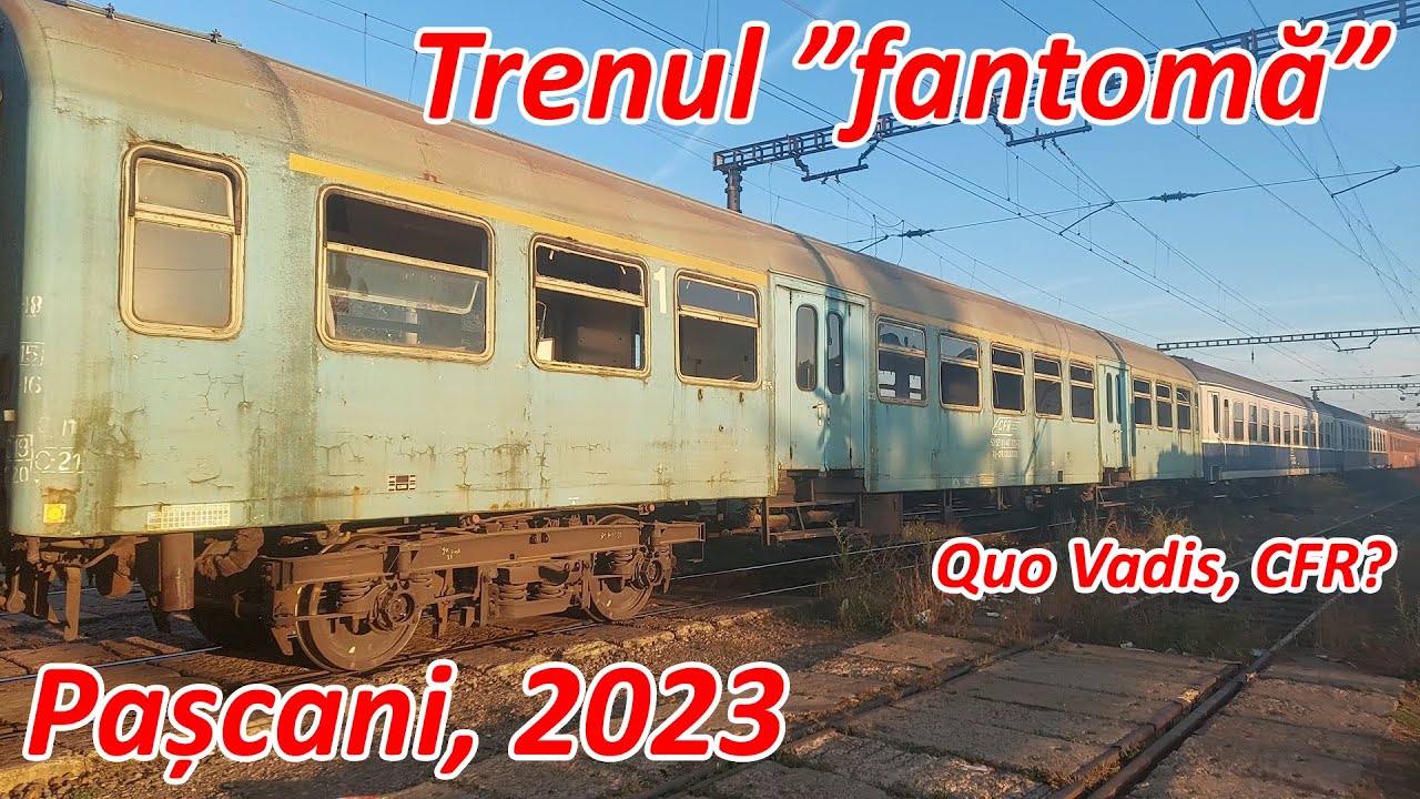 [4K] Trenul Fantoma in Pascani [octombrie, 2023] - YouTube