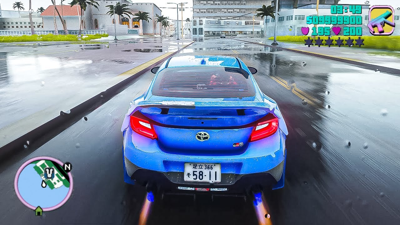 how GTA Vice City looked like in 2002 - YouTube