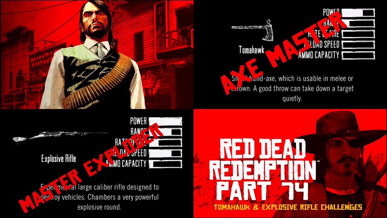 Red Dead Redemption 1 - PS4 - Platinum Walkthrough - Explosive Rifle ...