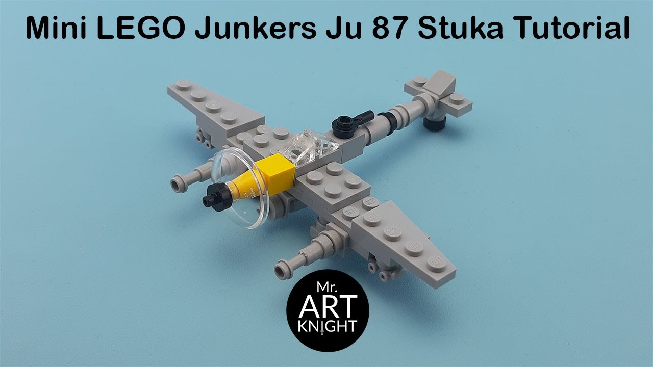 Lego ww2 Junkers ju 87 stuka tutorial - YouTube