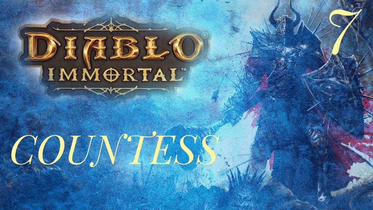 Diablo Immortal No Commentary - The Countess - Necromancer Ep.7 - YouTube
