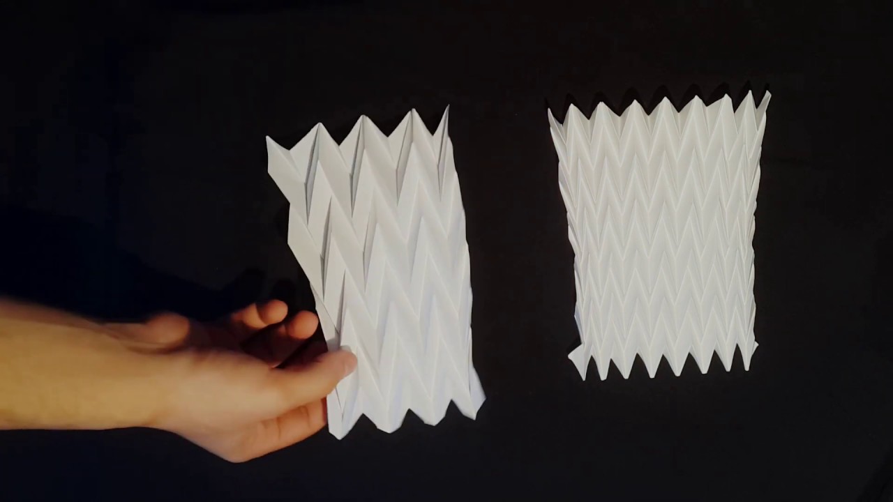How to make a Herringbone Tessellation Origami - YouTube