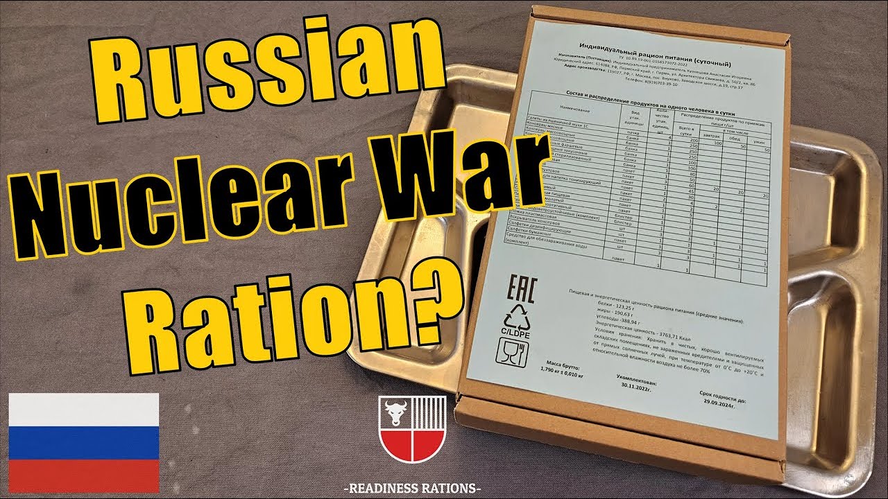 Russian NUCLEAR WAR MRE Review | NEW 24 Hour Ration TASTE TEST ...