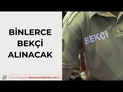 Polis Akademisi EGM binlerce bekçi alımı yapılacak 2026