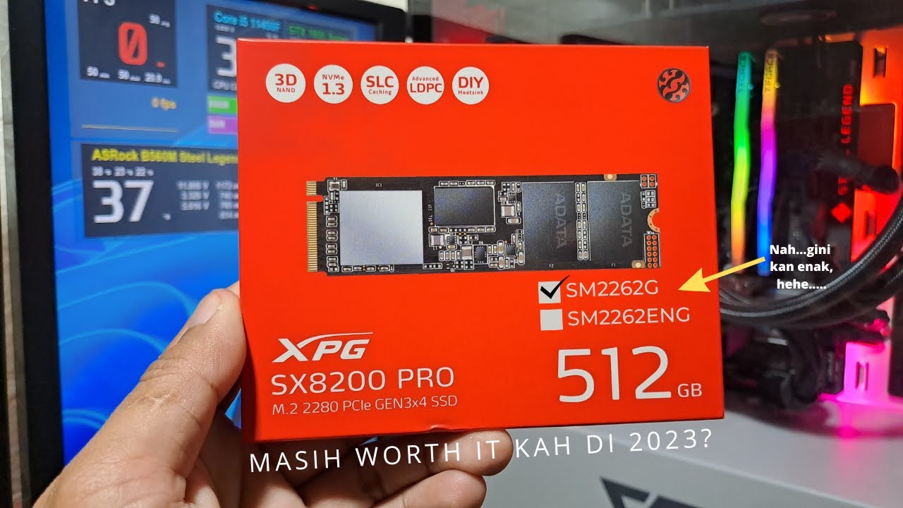 NVMe ber-DRAM Cache Termurah di 2023 - Worth it kah? | Review SSD ADATA ...