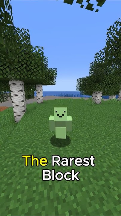 Rarest Block In Survival Minecraft! #shorts #minecraft - YouTube