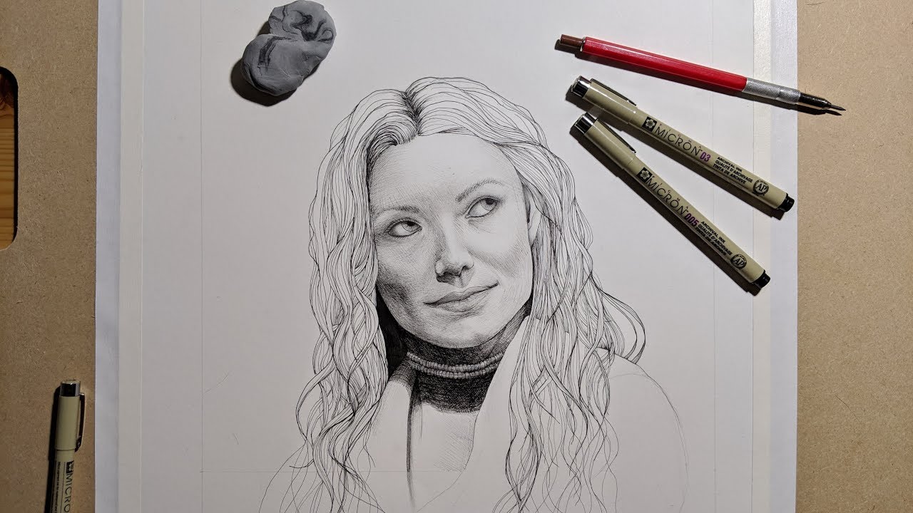 Drawing Tori Amos - Part One (A Sorta Fairytale) - YouTube