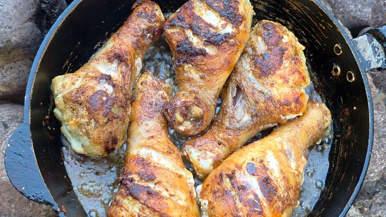 Delicious Chicken Leg Steak in Natura😎🔥#food #cooking #asmr - YouTube