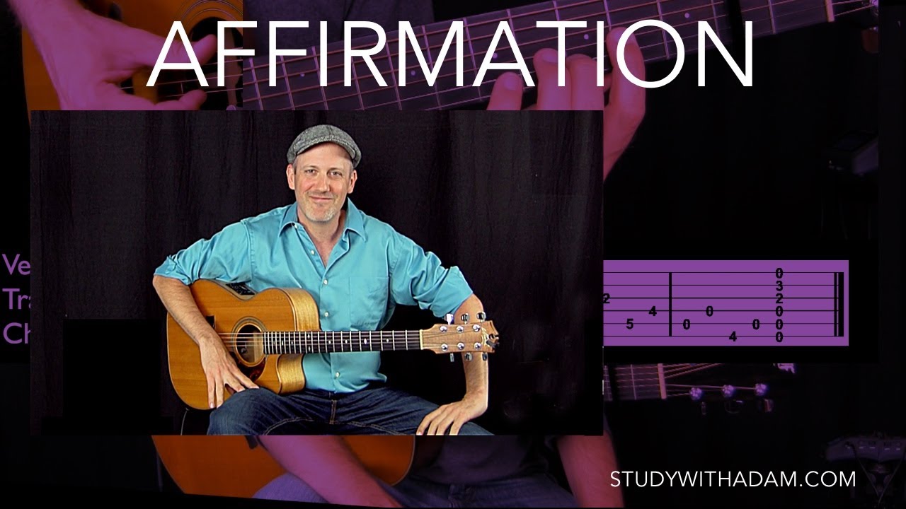 Affirmation - Guitar Lesson Part 1 - YouTube