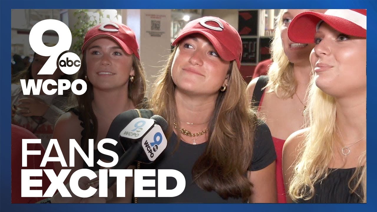 Reds fans thrilled by 10 game win streak - YouTube