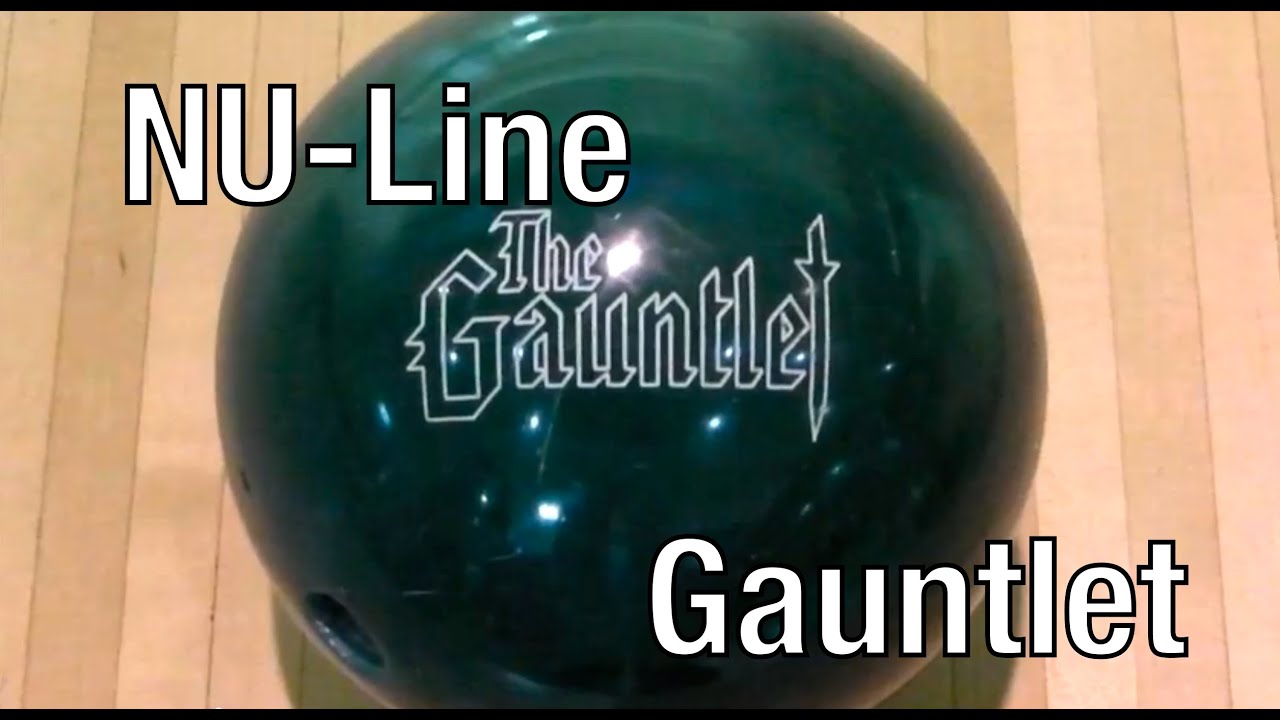 NU-Line : Gauntlet bowling ball - YouTube