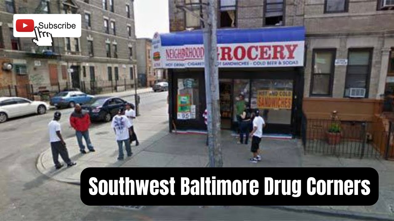 The Drug Spots: Southwest Baltimore Drug Corner - YouTube