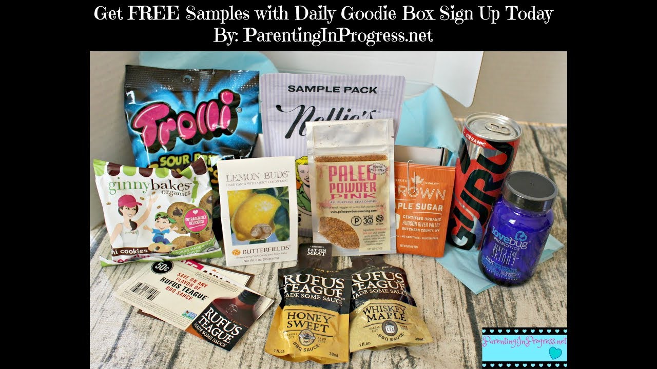 Daily Goodie Box - September - YouTube