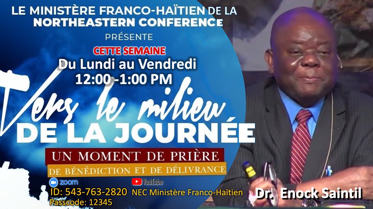 "VERS LE MILIEU DE LA JOURNÉE..." Mercredi 30 Aout 2023 avec Dr. Enock ...