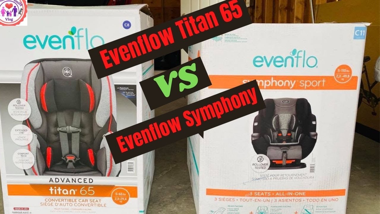Evenflow Symphony sports Vs Evenflow Advanced titan 65!Evenflow Car ...