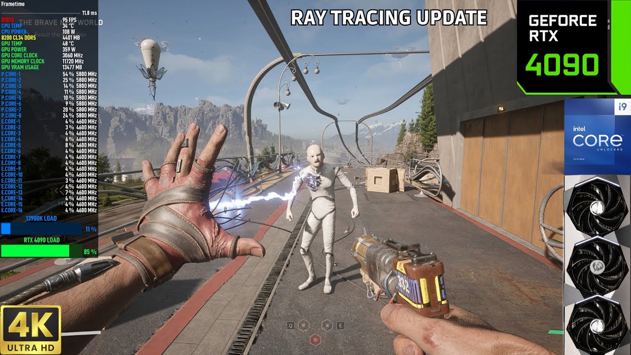 Atomic Heart - Ray Tracing Update 4K DLSS Max Settings | RTX 4090 ...