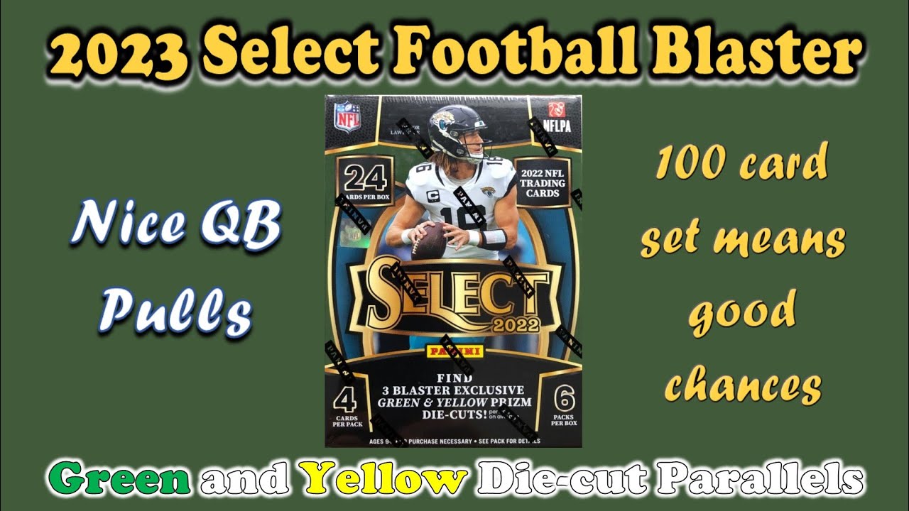 FIRST LOOK - 2022 Select Football Blasters (Target Version) - YouTube