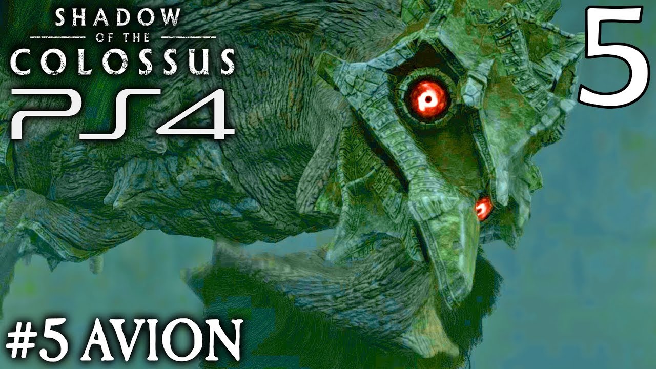 Shadow Of The Colossus PS4 Walkthrough Part 5 - Colossus #5 Avion - YouTube