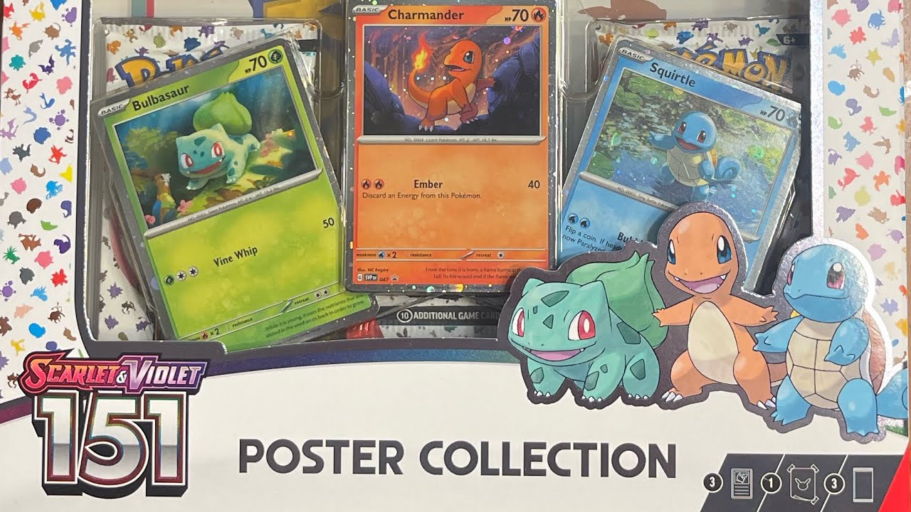 Pokémon 151 Poster Collection Box Opening! Pulled GOLD!! - YouTube
