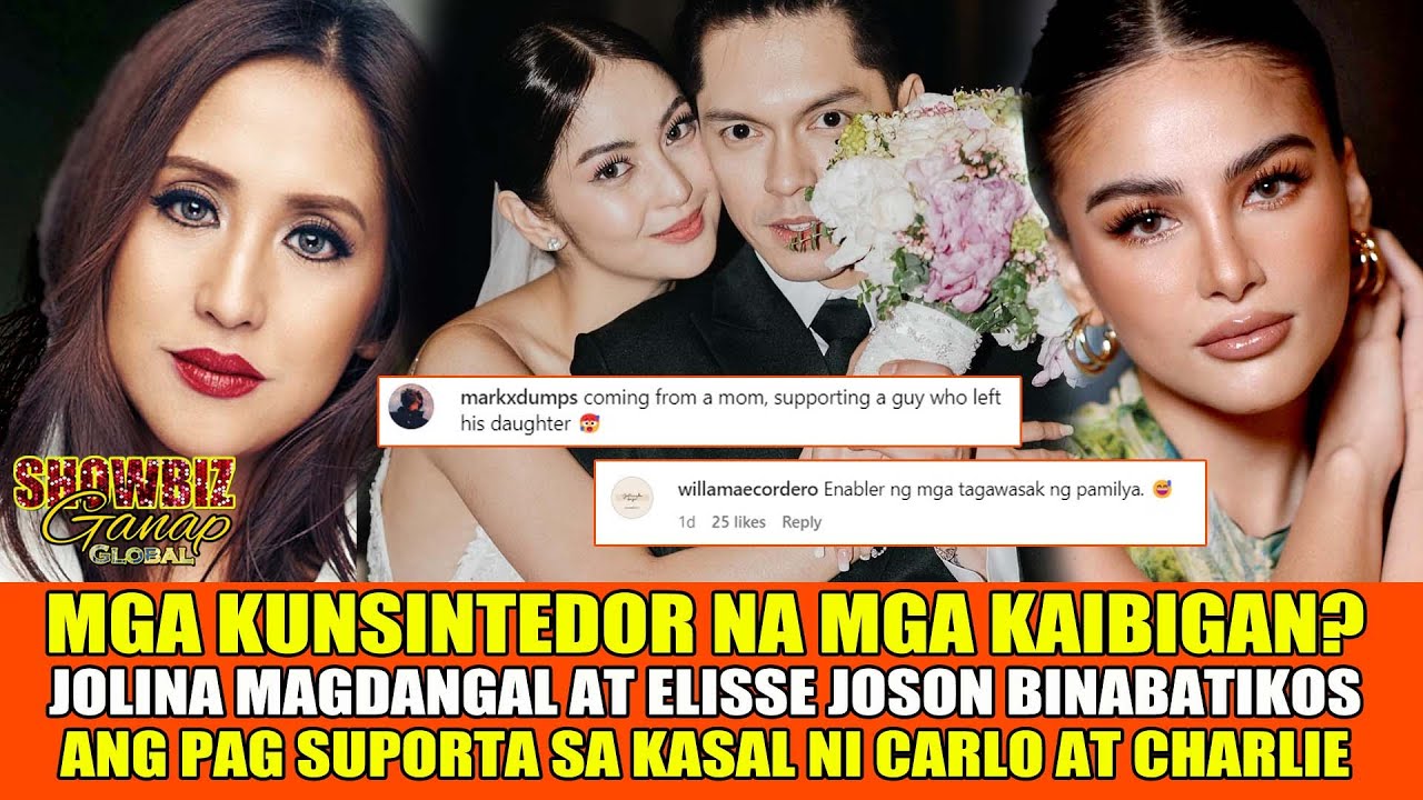 KUNSINTEDOR? JOLINA MAGDANGAL AT ELISSE JOSON INAWAY SA PAGSUPORTA SA ...