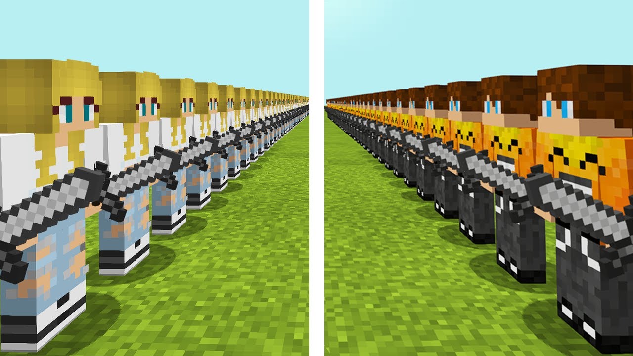 1000 SmileSlow vs 1000 Pati w Minecraft! - YouTube