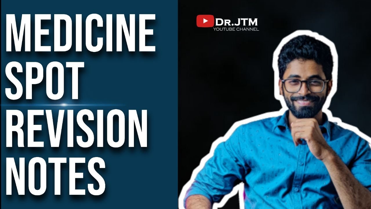 Medicine Spot Revision Notes ️ | Get the Note and revise medicine in 1 ...