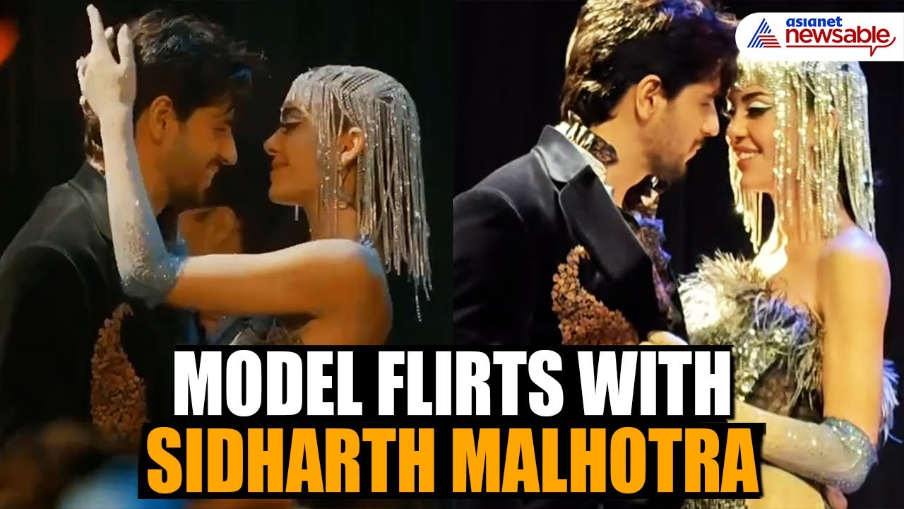 Model Alicia Kaur Flirts with Sidharth Malhotra; Watch Video - YouTube
