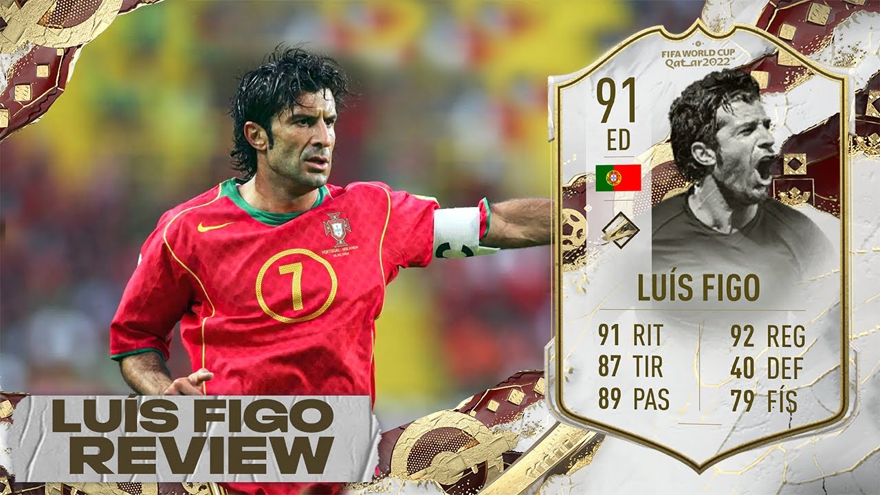 MUY MALO... 91 LUIS FIGO FIFA 23 ICONO DEL MUNDIAL REVIEW - YouTube