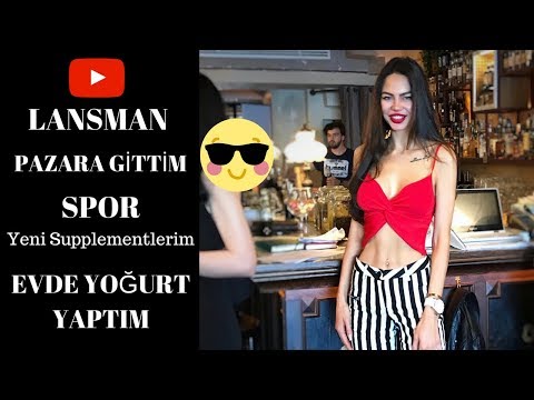 VLOG 19 | LANSMAN DAVETİ, PAZARA GİTTİM, EVDE YOĞURT YAPTIM