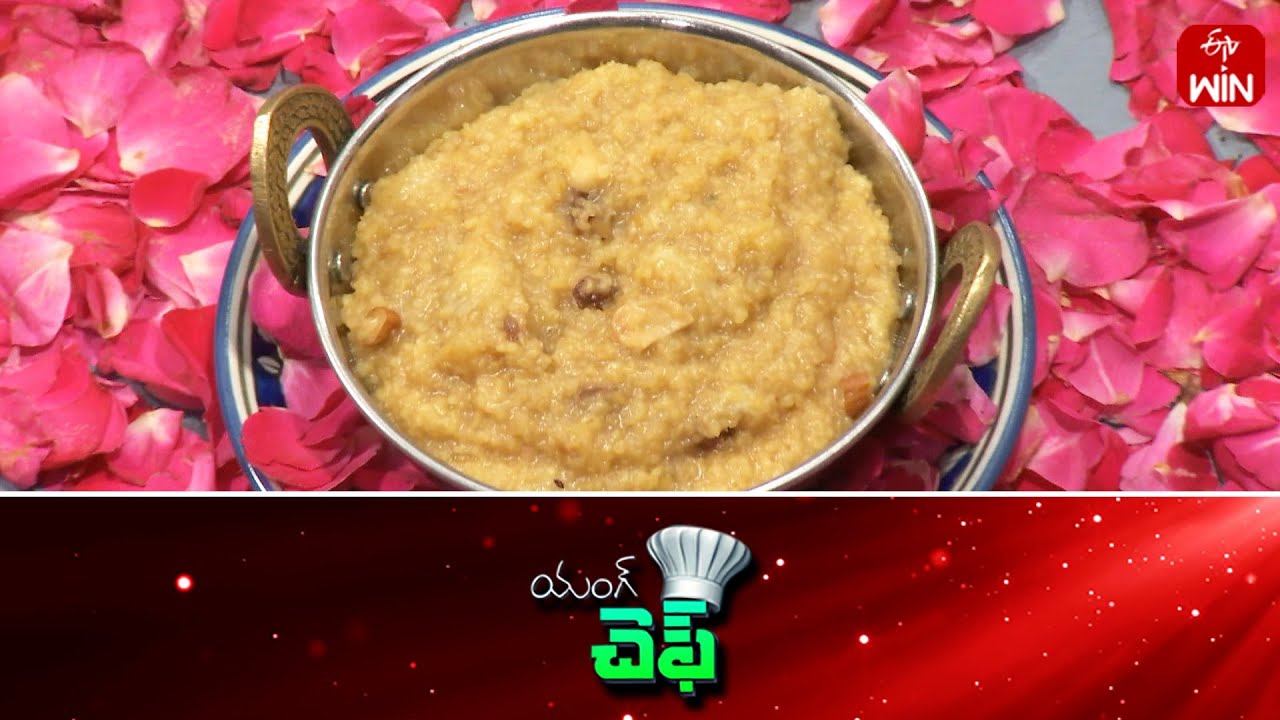 Godhuma Rava Aratipandu Halwa | Tulasi - Actress | Young Chef | 18th ...