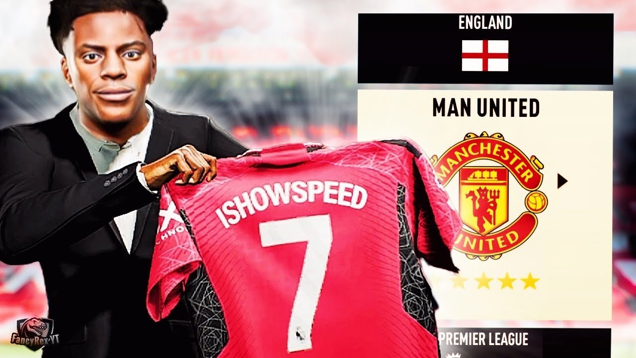 I added iShowSpeed to Manchester United - YouTube