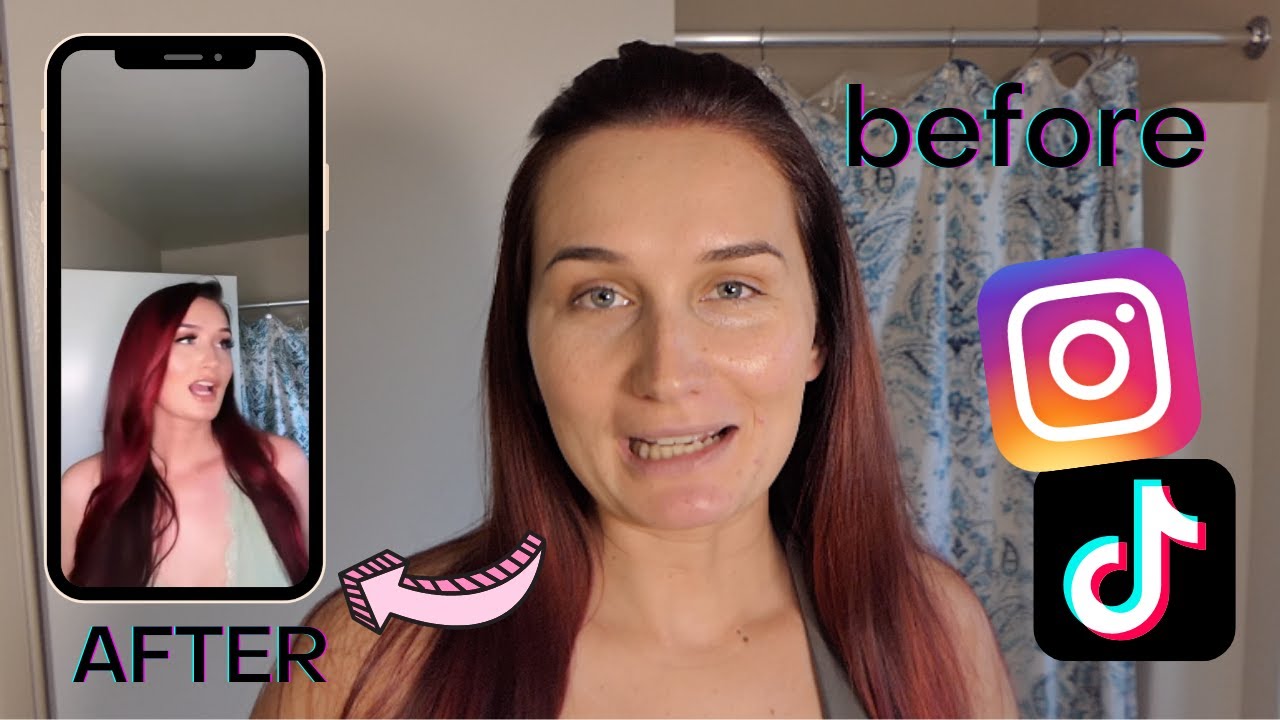 Makeup for Instagram reels & Tik Tok videos. Easy Makeup Tutorial for ...